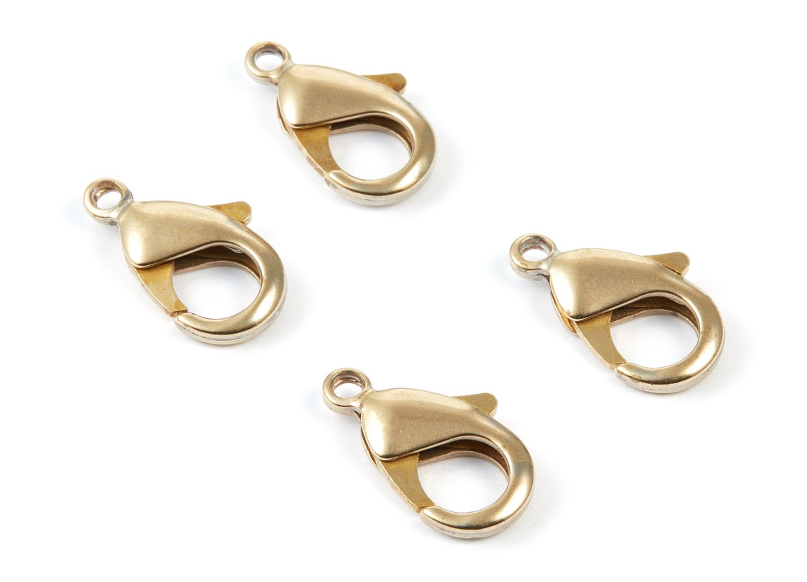 Brass Parrot Clasp - 905 - Raw Brass Lobster Claw Clasps - Jewelry ...