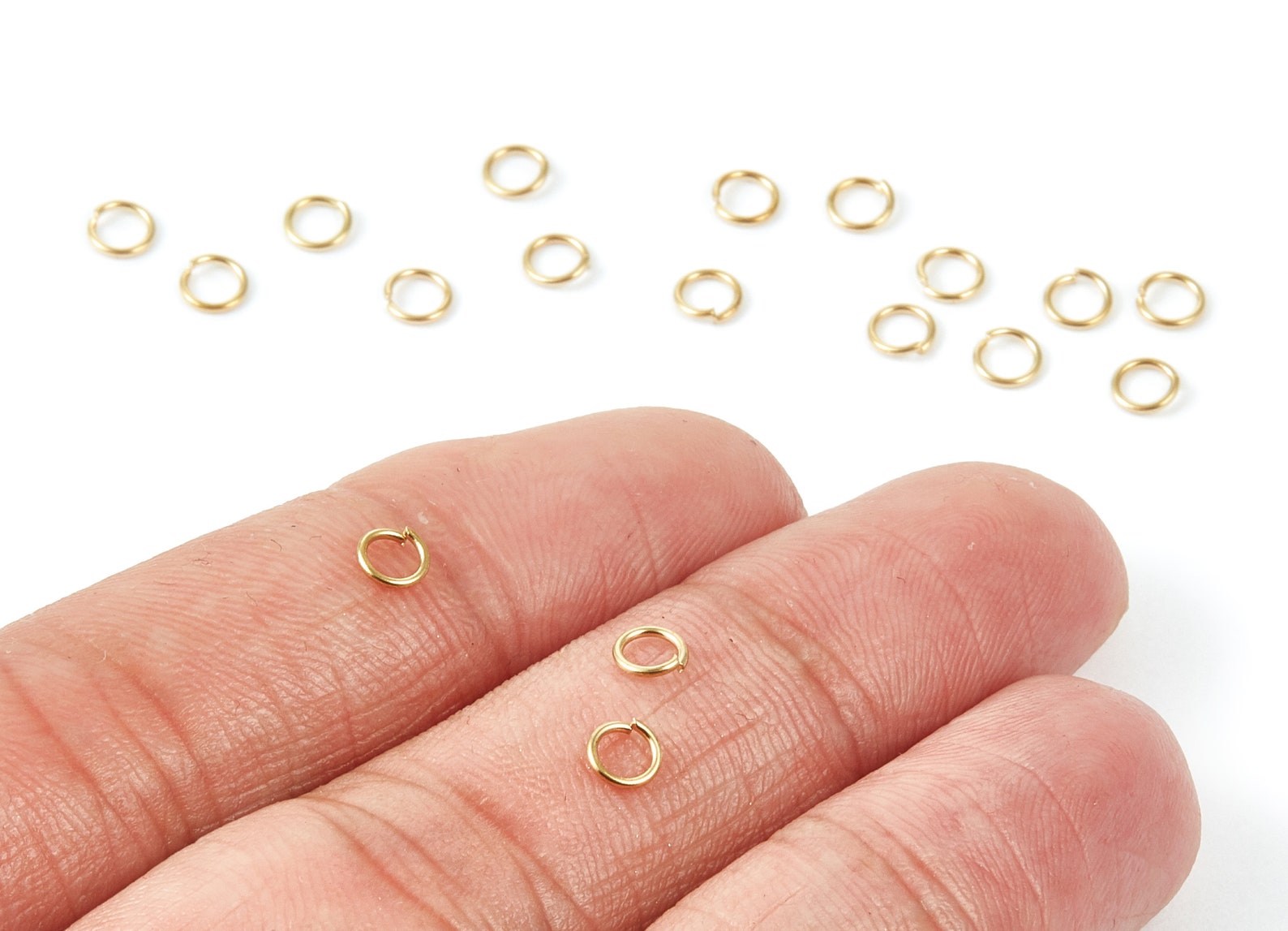 Brass Open Jump Rings 4x06mm Raw Brass Open Jump Rings - Etsy