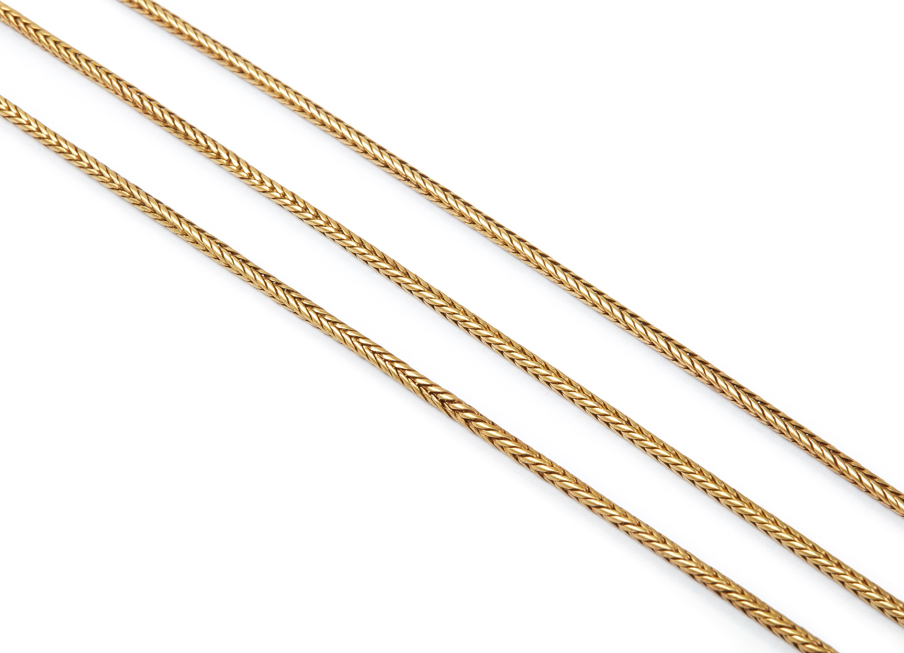 Fox Tail Chain Raw Brass Chain Jewellery Making - Etsy Singapore