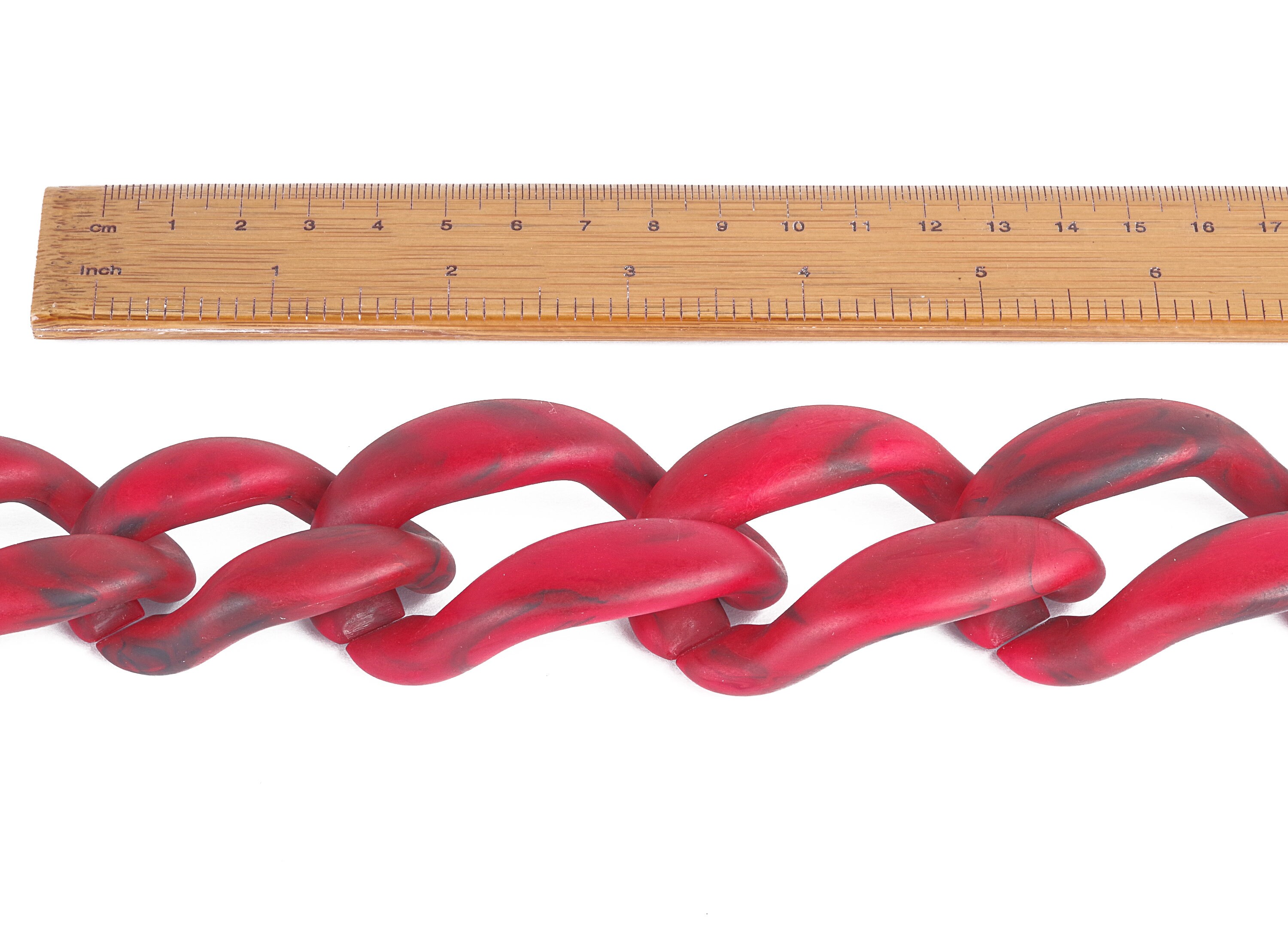 Acrylic Curb Chain Matte Chain Open Link Curb 1strand : | Etsy