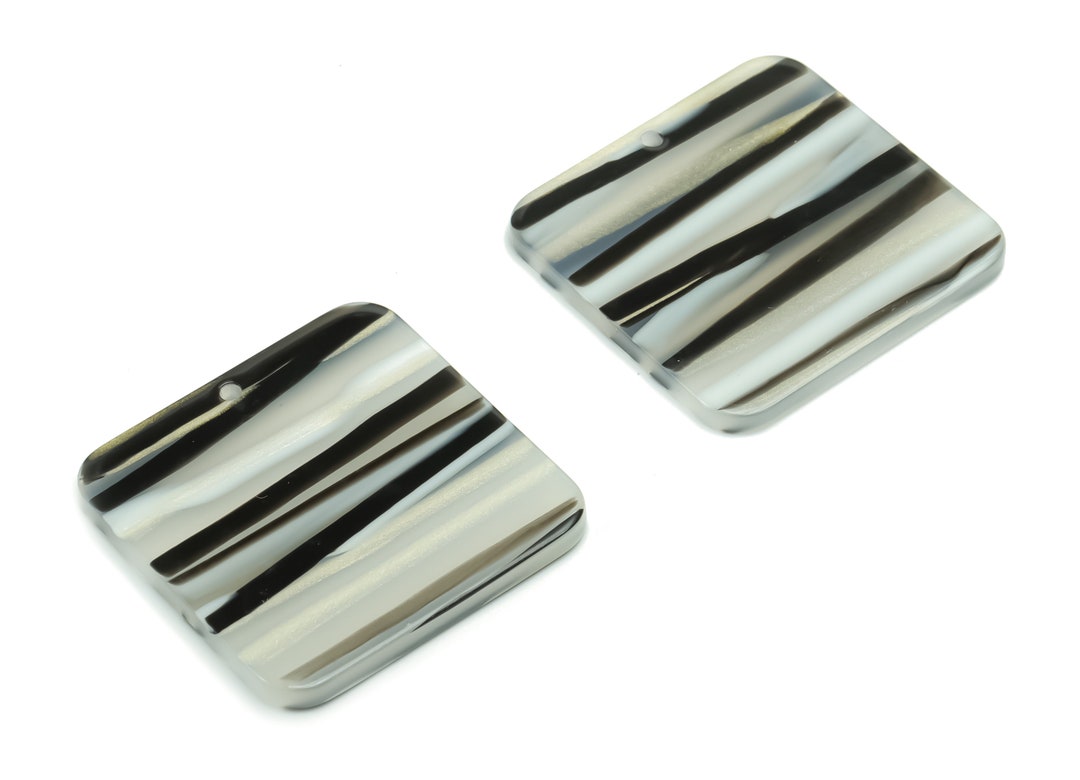 Acrylic Square Earring Charms - Acrylic Square Pendant - Jewelry Making ...
