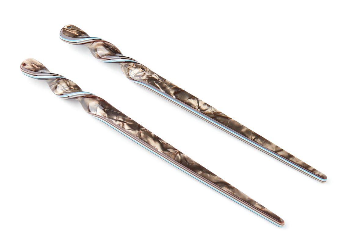 Acrylic Hair Stick Charms Acrylic Celluloid Acetate 1 Hole | Etsy