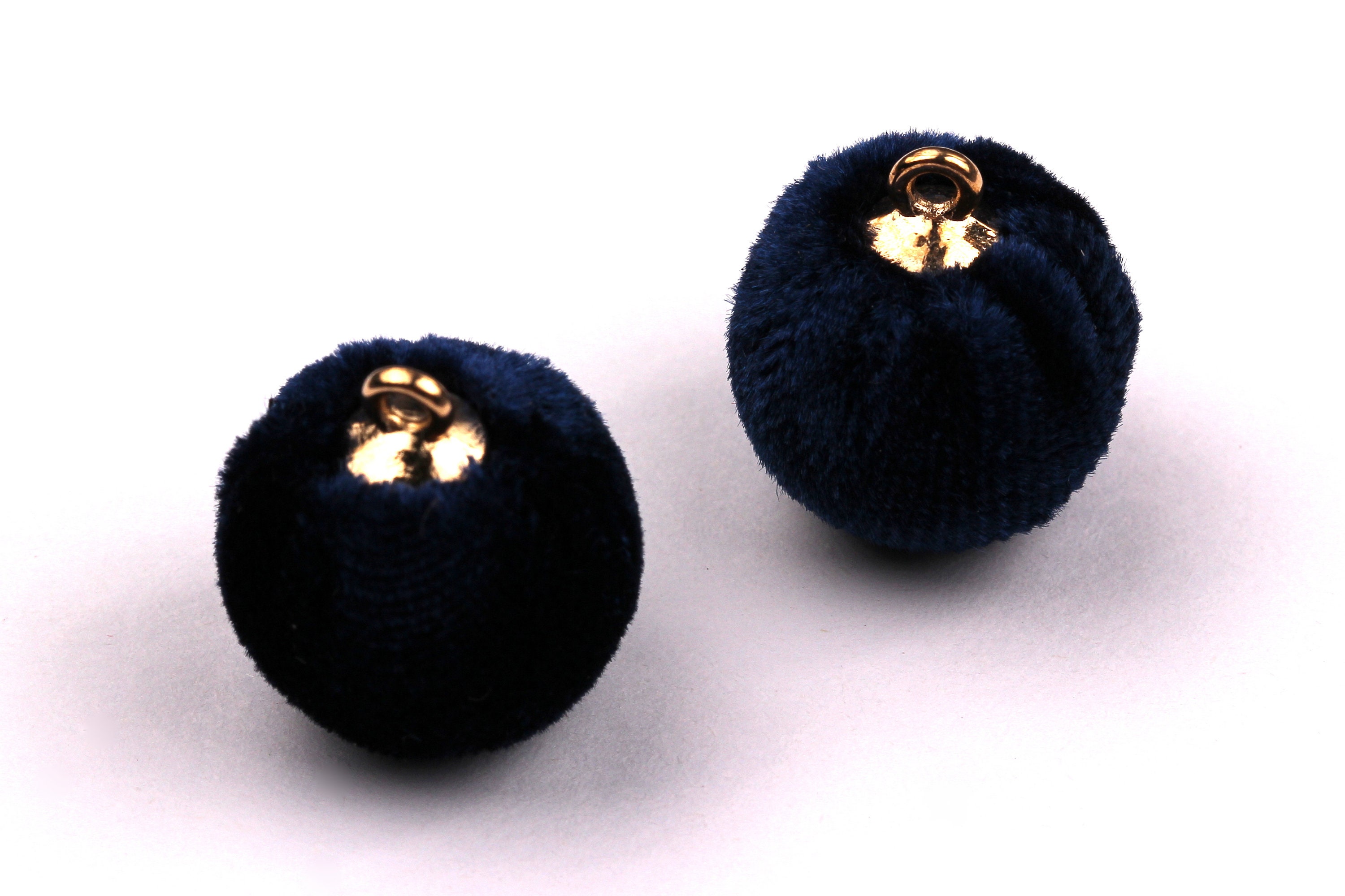 Pom Pom Earring Charms - Fur Ball Pendant - Aluminum Alloy - Earring ...
