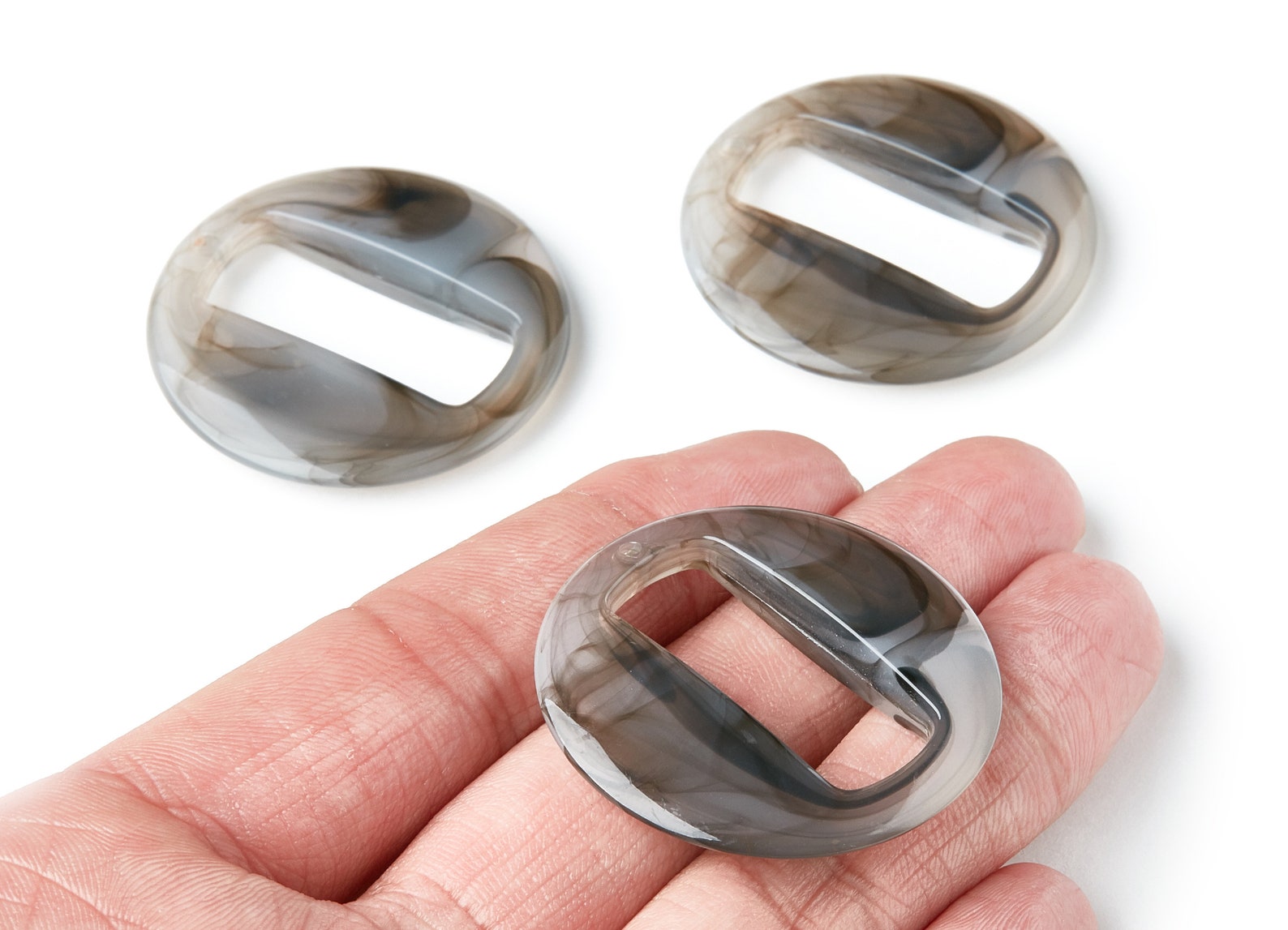 Resin Charms Resin Earrings Round Circle Shaped | Etsy