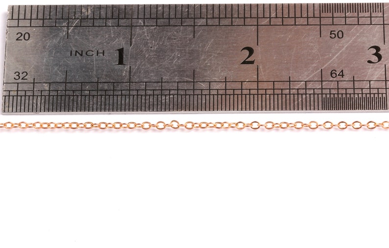 Flat Soldered Cable Chain Iron Chain Soldered Link Chain - Etsy