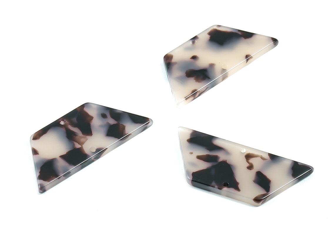 Acetate Trapezoid Connectors 2 Holes Trapezoid Blond - Etsy