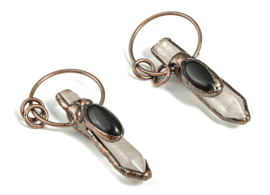 Obsidian Bullet Pendant – Natural Black Onyx Eye Charm – Black Onyx ...