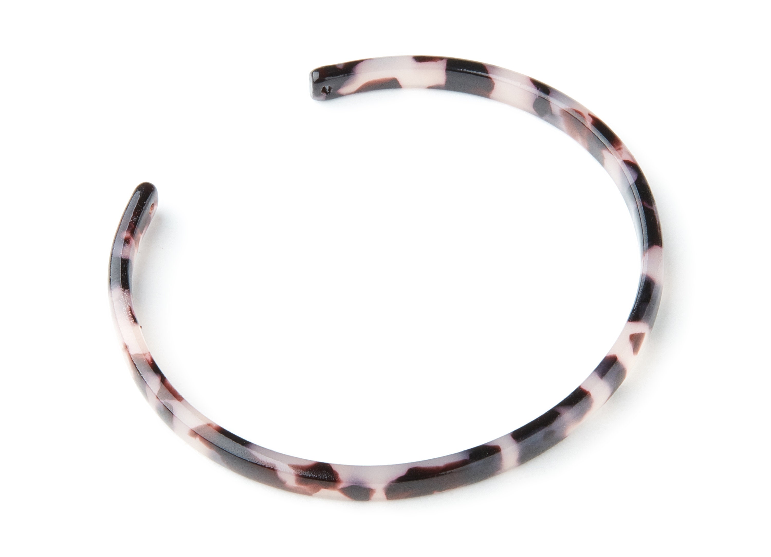 Acetate Acrylic Cuff Bracelet - Blonde Tortoise Shell Bracelet With 2 ...