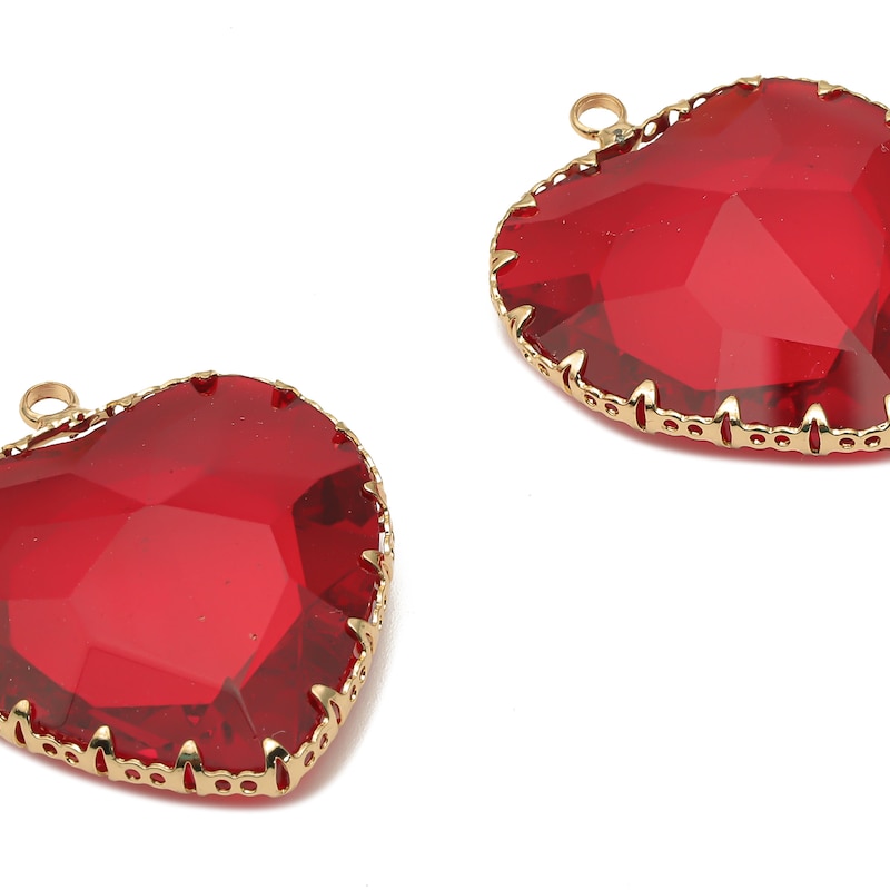 Red Heart Jewelry - Etsy