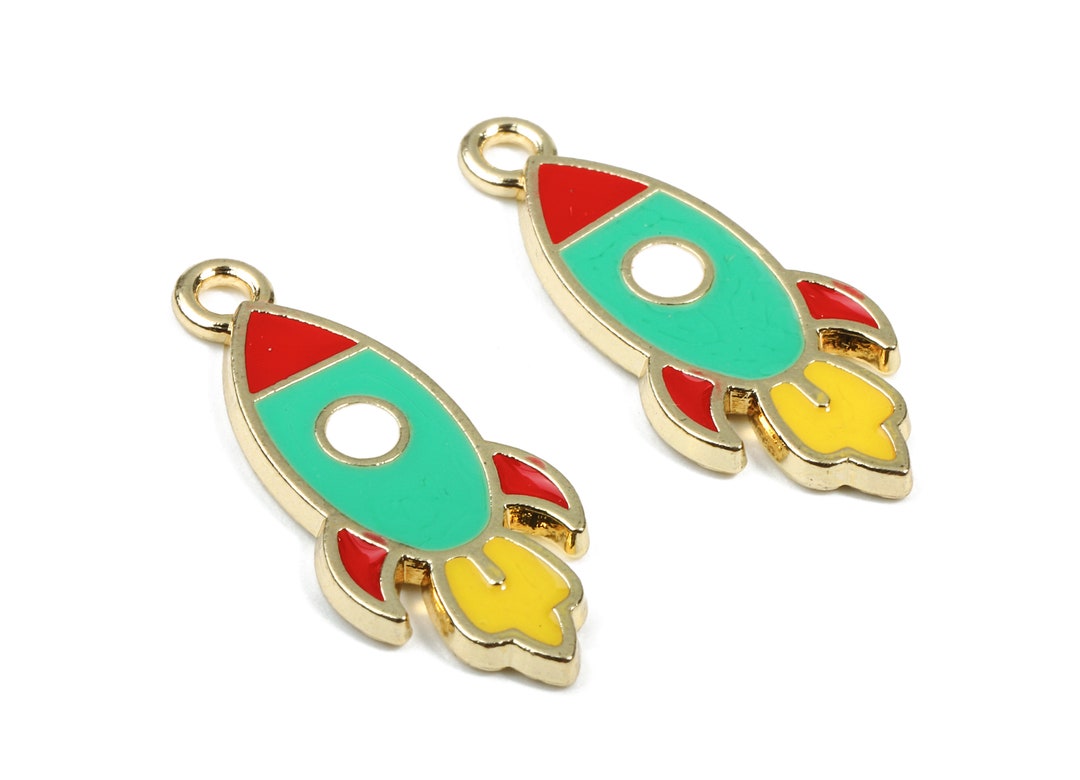 Alloy Rocket Charms - Zinc Alloy Rocket Earrings - Rocket Bracelet ...