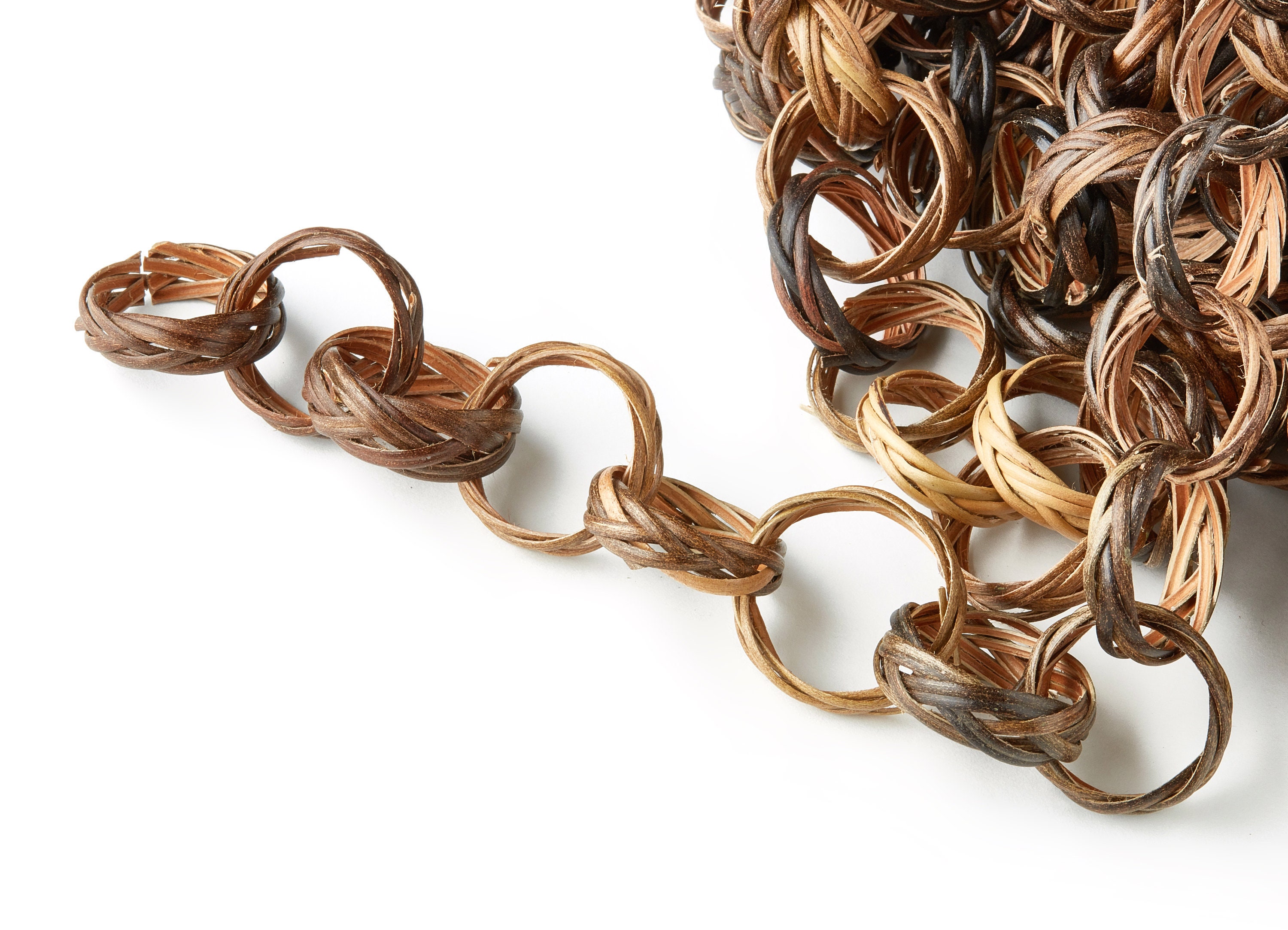 Rattan Rolo Chain Woven Chain Handwoven Rattan Chain - Etsy