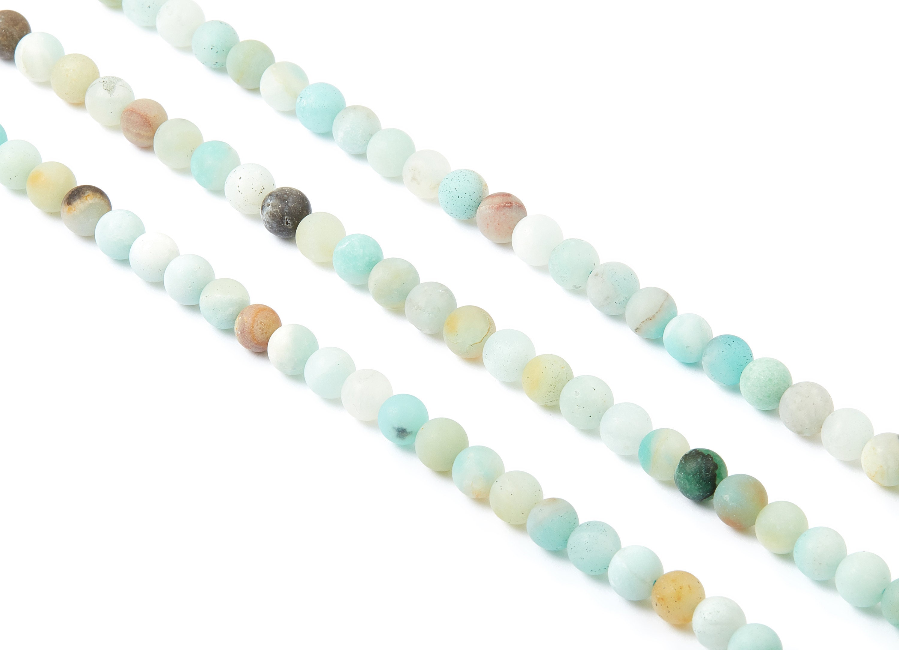 Round Gemstone Beads Matte China Amazonite Beads - Etsy