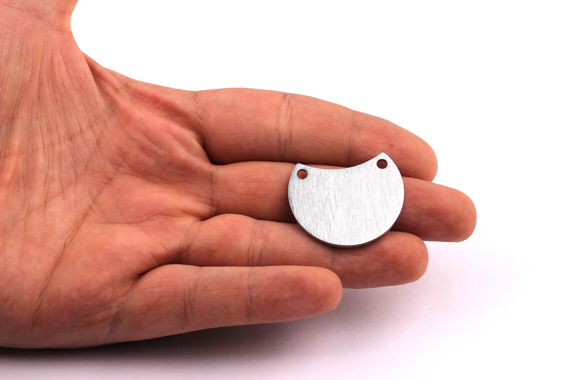 Aluminum Stamping Blank Shield Shaped Pendant Anodized | Etsy