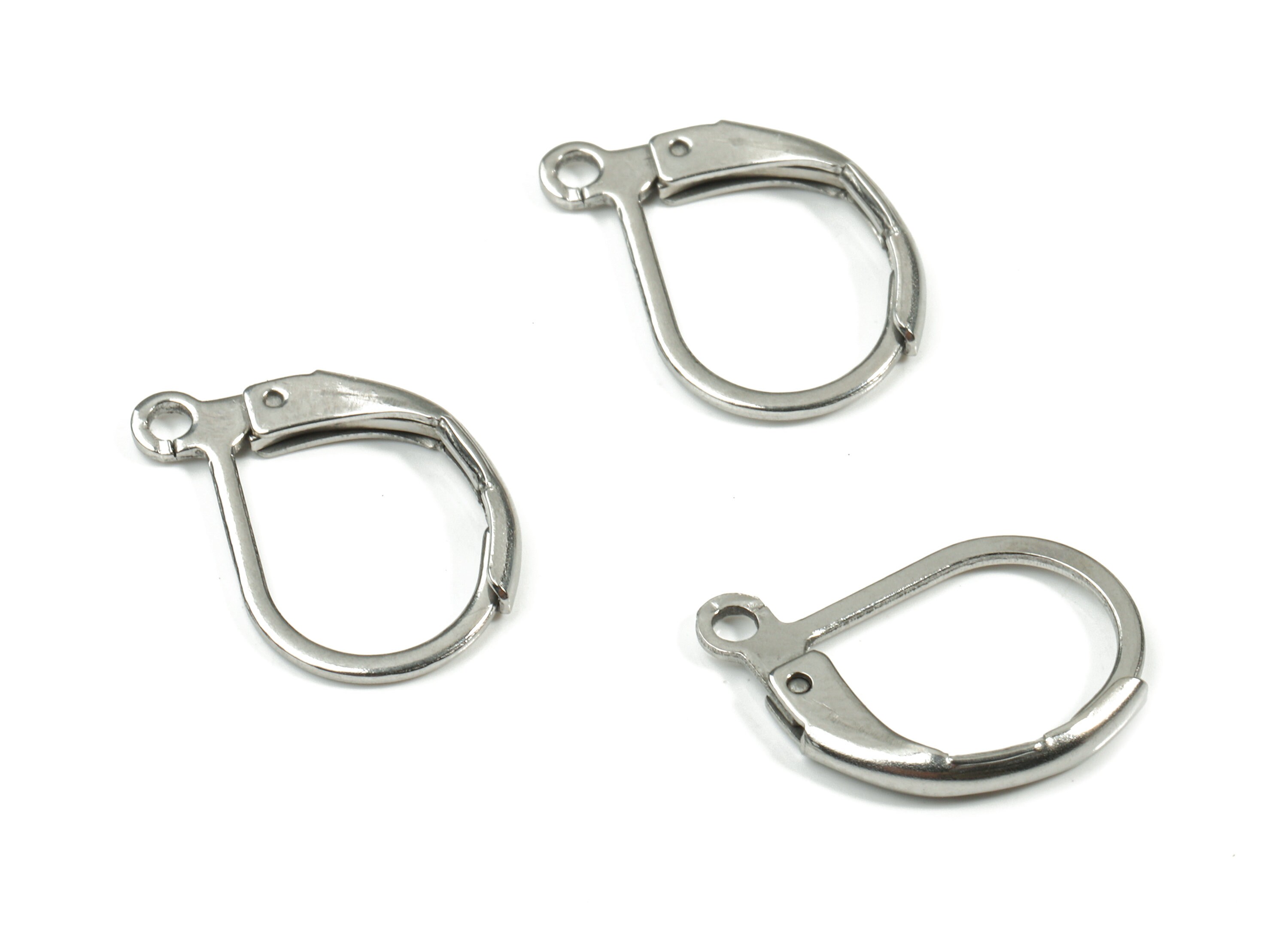 Stainless Steel Leverback Earring Clasp 304 Stainless Steel - Etsy