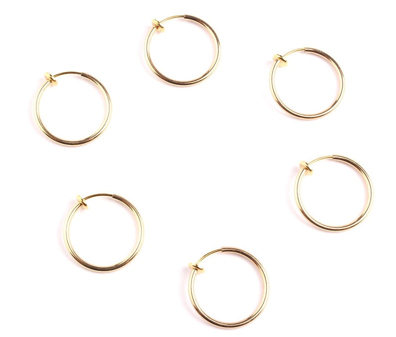 Spring Clasp Circle Shaped Gold Filled Gold Fill Spring - Etsy