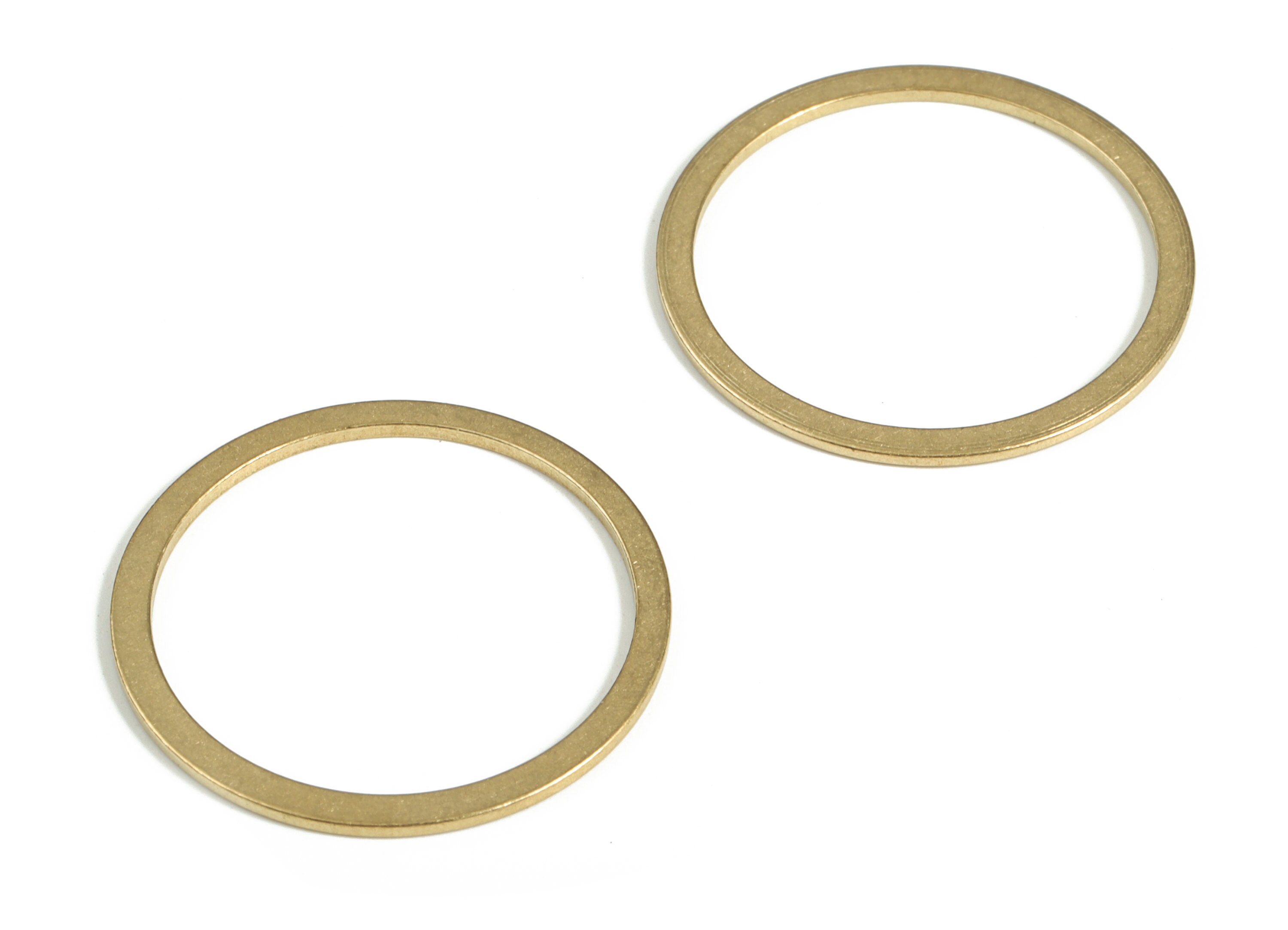 Brass Circle Connector - Raw Brass Ring Earring Hoop - Round Link ...