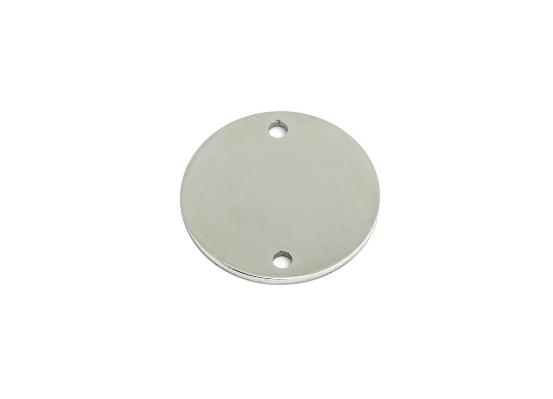 Steel Round Connector - Modern Geometric Pendant - Laser Cut Industrial ...