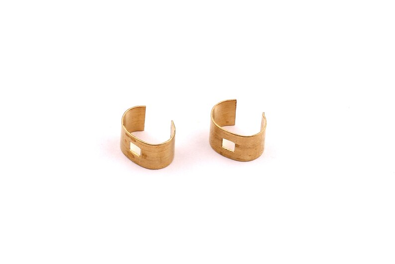 Raw Brass Ear Cuff Brass Ear Cuffs Earring Findings | Etsy