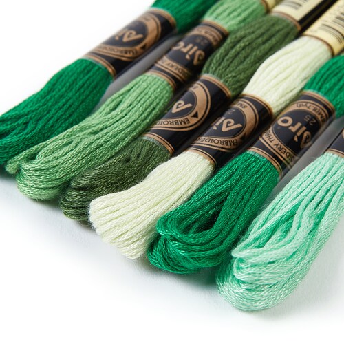 Embroidery Floss Set 6 Skeins of 8 Meters Embroidery - Etsy