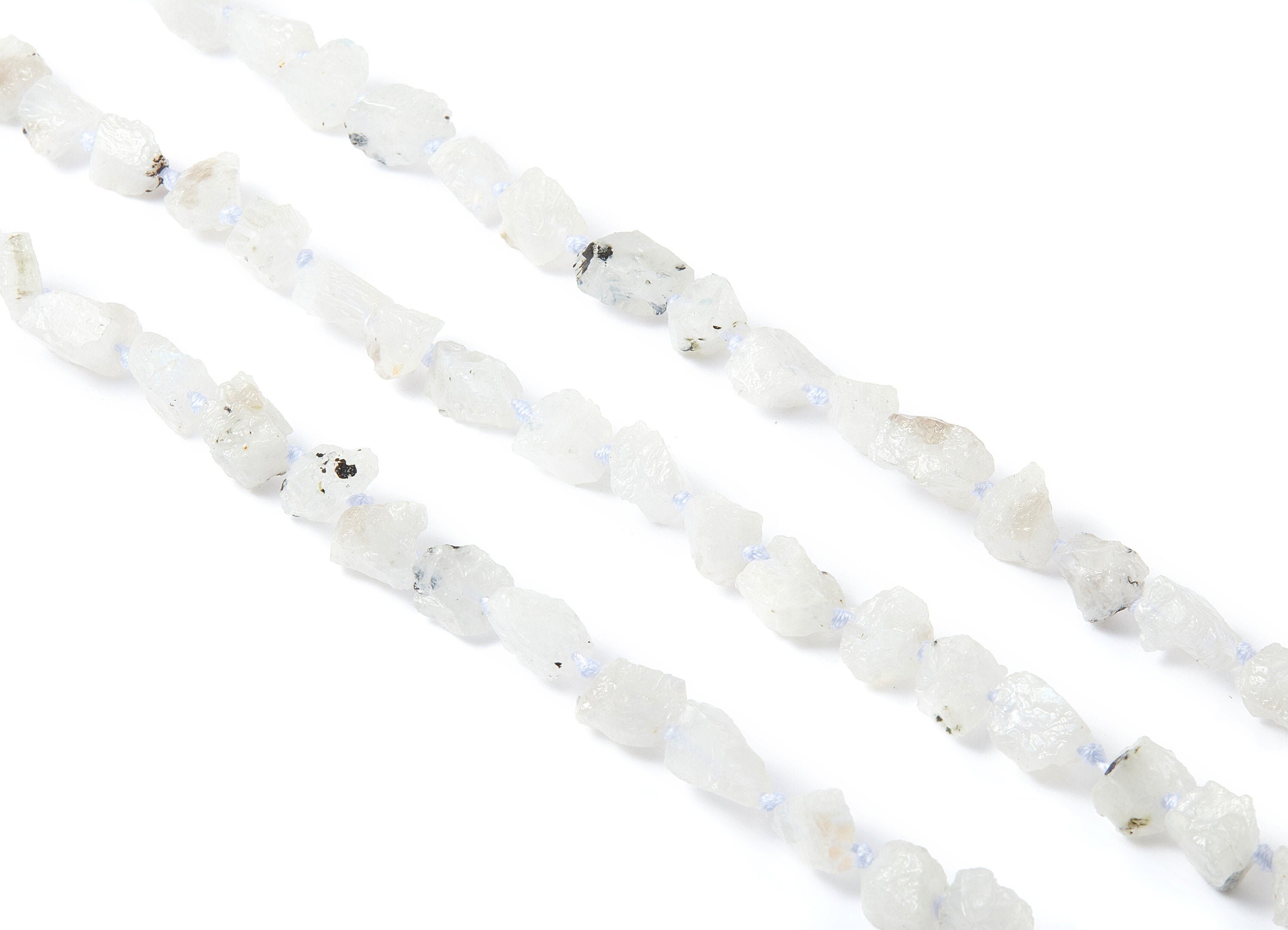 White Gemstone Beads Moon Stone Beads 16.45/ 38PCS / - Etsy