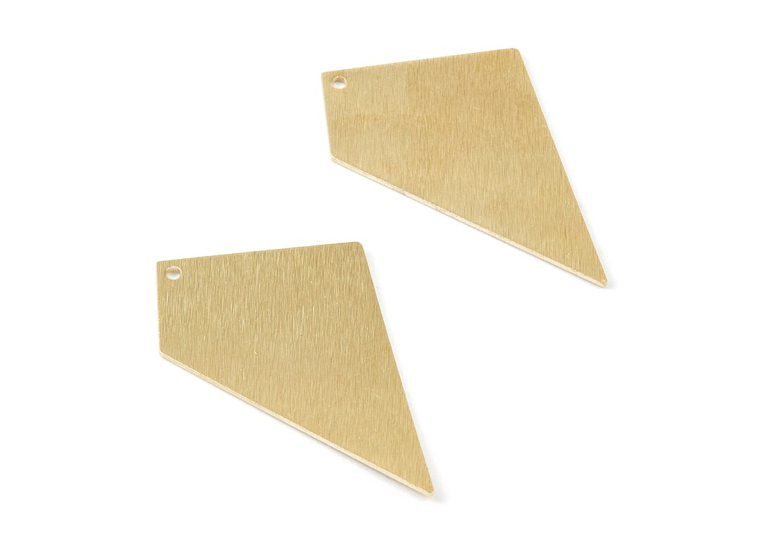 Brass Textured Irregular Charms - Textured Irregular Shape Raw Brass ...