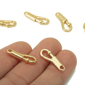 Brass Lobster Claw - Brass Long Clasp Charm -brass Parrot Clasps- for ...