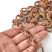 Rattan Rolo Chain Woven Chain Handwoven Rattan Chain Round Rolo Chain ...