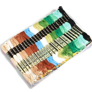 Embroidery Floss Set - 100 Skeins of 8 Meters Each - Embroidery Thread - Cross Stitch Floss ...