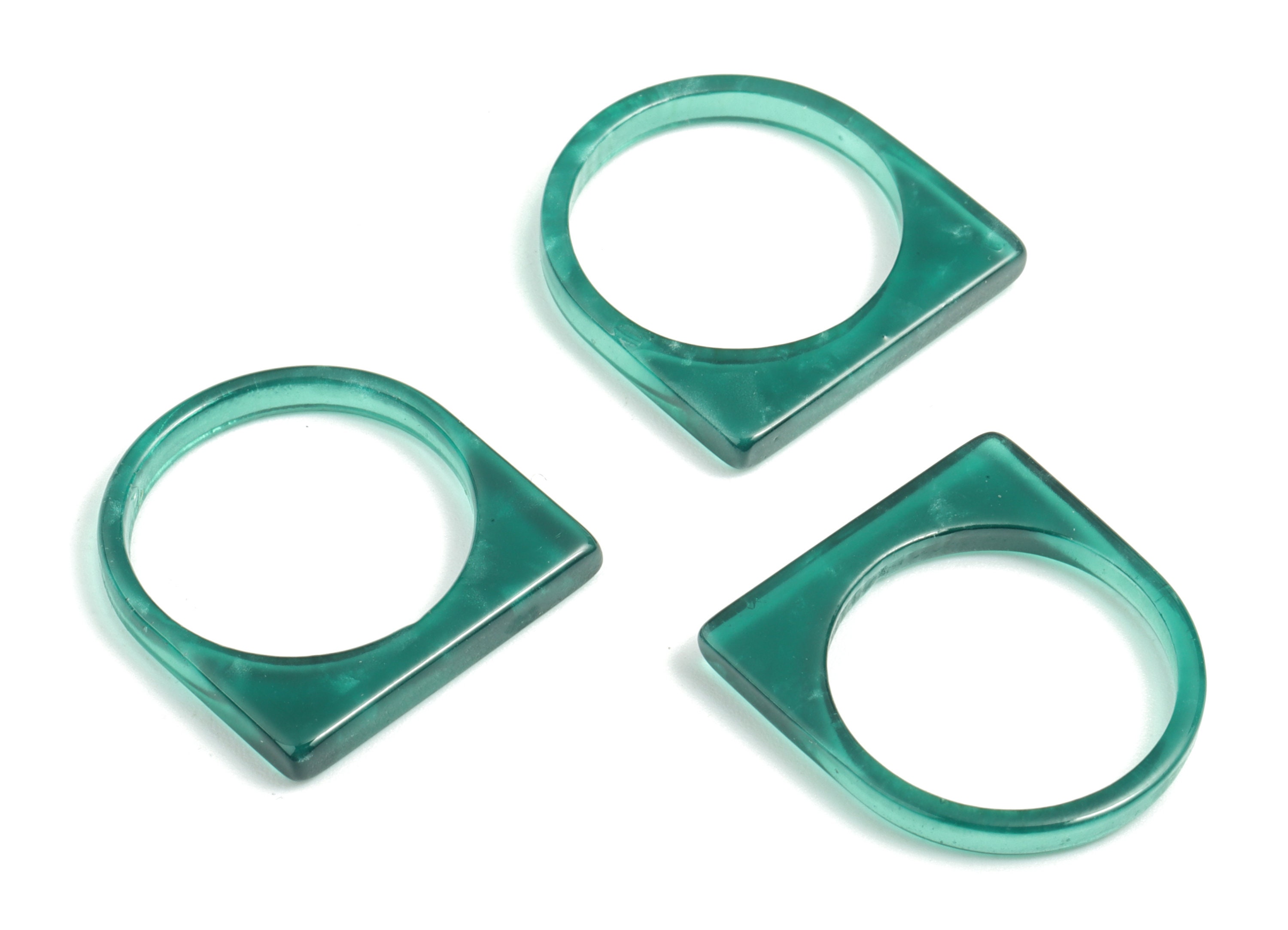 Acetate Round Charms Acetate Ring Acetate Round Pendant - Etsy