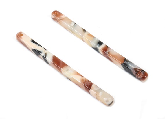 Acetate Stick Charms Stick Earrings and Pendant Earring | Etsy