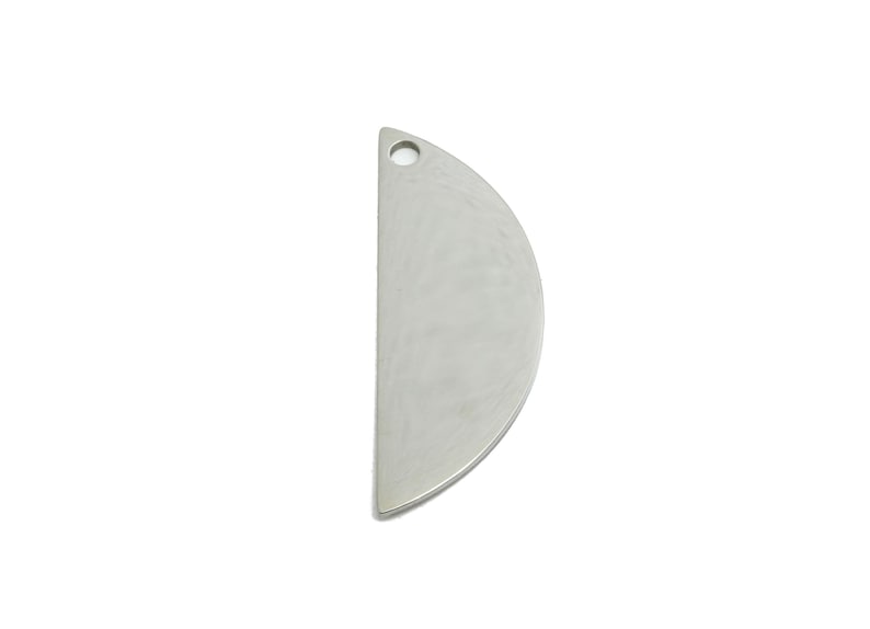 Steel Half-circle Earring Charm - Geometric Charm for DIY Crafts ...