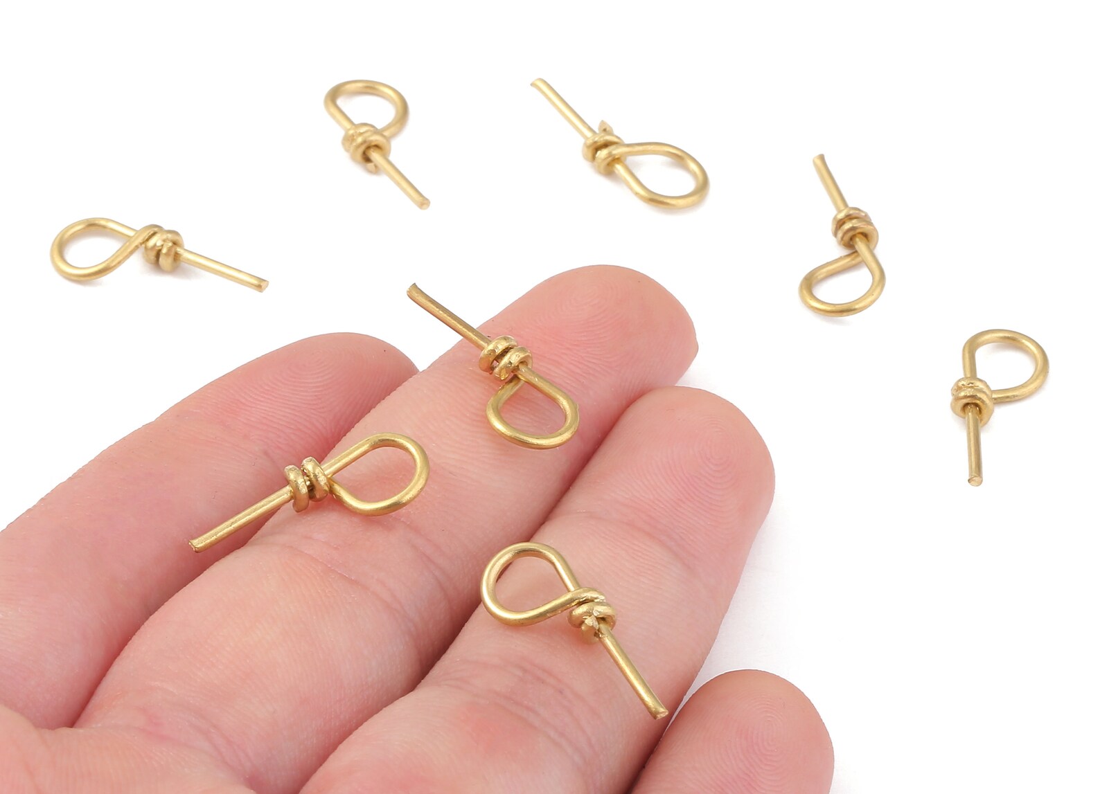 Brass Earring Wire Charms - Raw Brass Drop Earrings and Pendant ...
