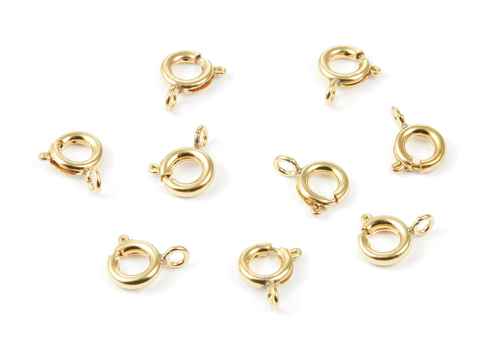 Brass Parrot Clasp - 6mm - Raw Brass Round Trigger Clasps - Jewelry ...