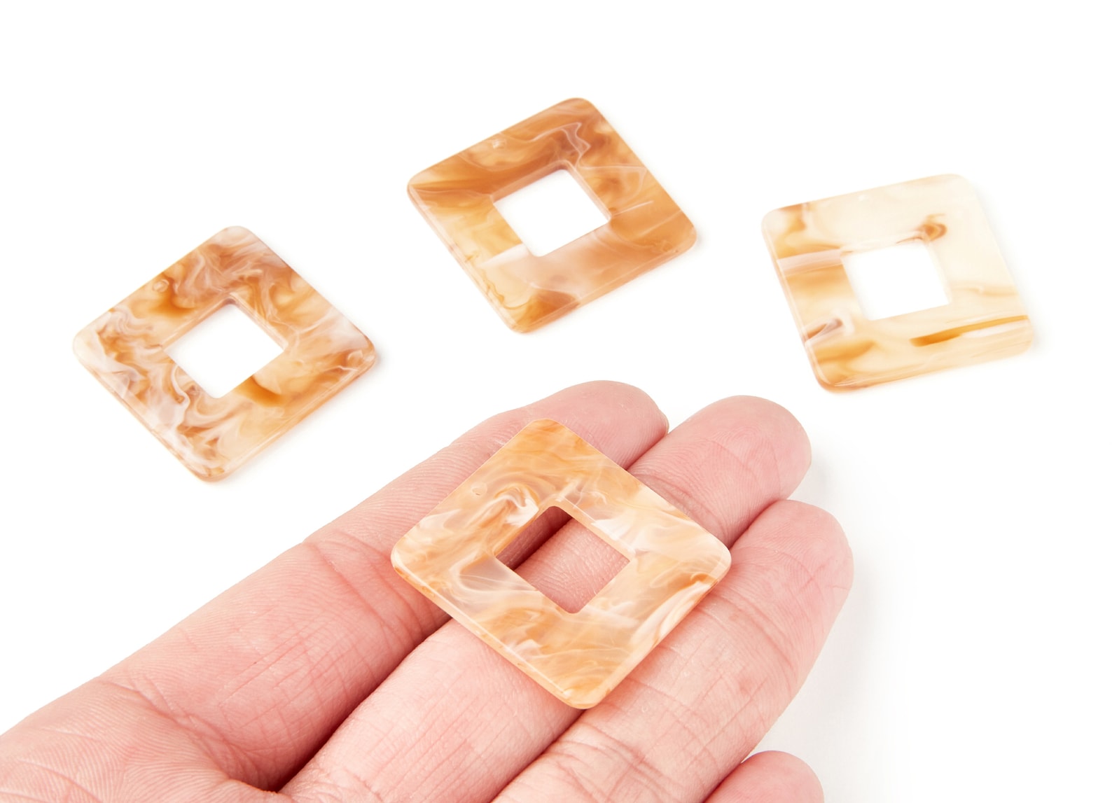 Acrylic Square Earring Charms - Square Shaped Earrings - Earring ...
