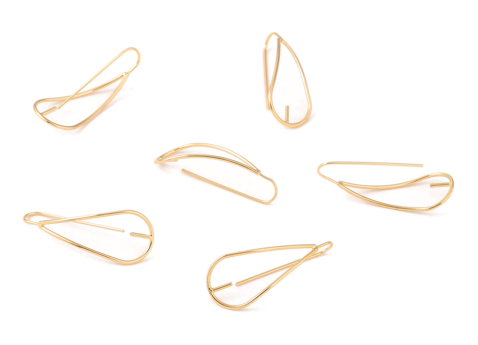 Brass Earing Wire Brass Earring Post and Earring Stud for - Etsy