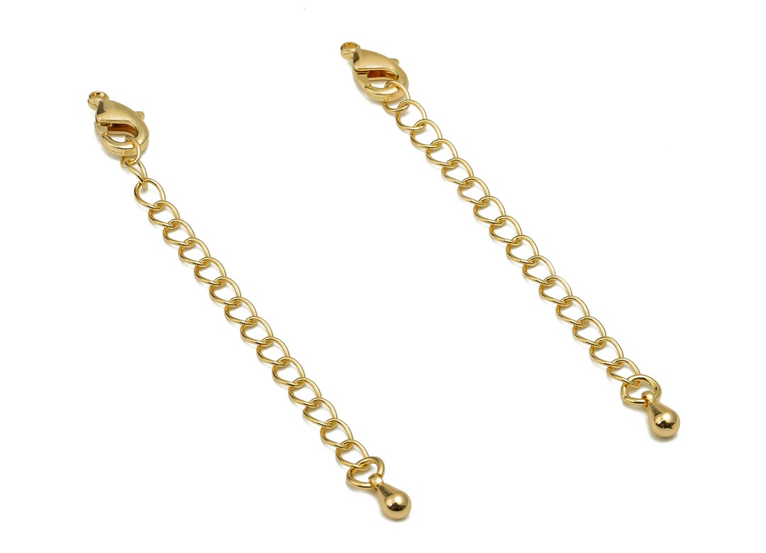 Extender Curb Chain - Extender Safety Clasp - Drop Lobster Clasp ...