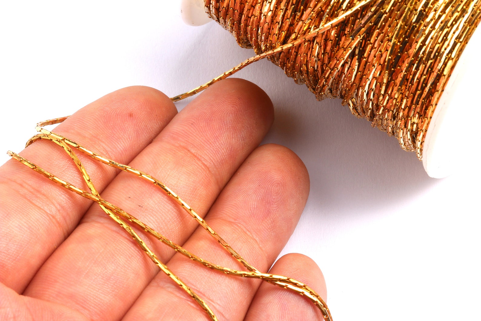 Tiny Snake Chain Raw Brass Chain Gold Raw Brass Color - Etsy