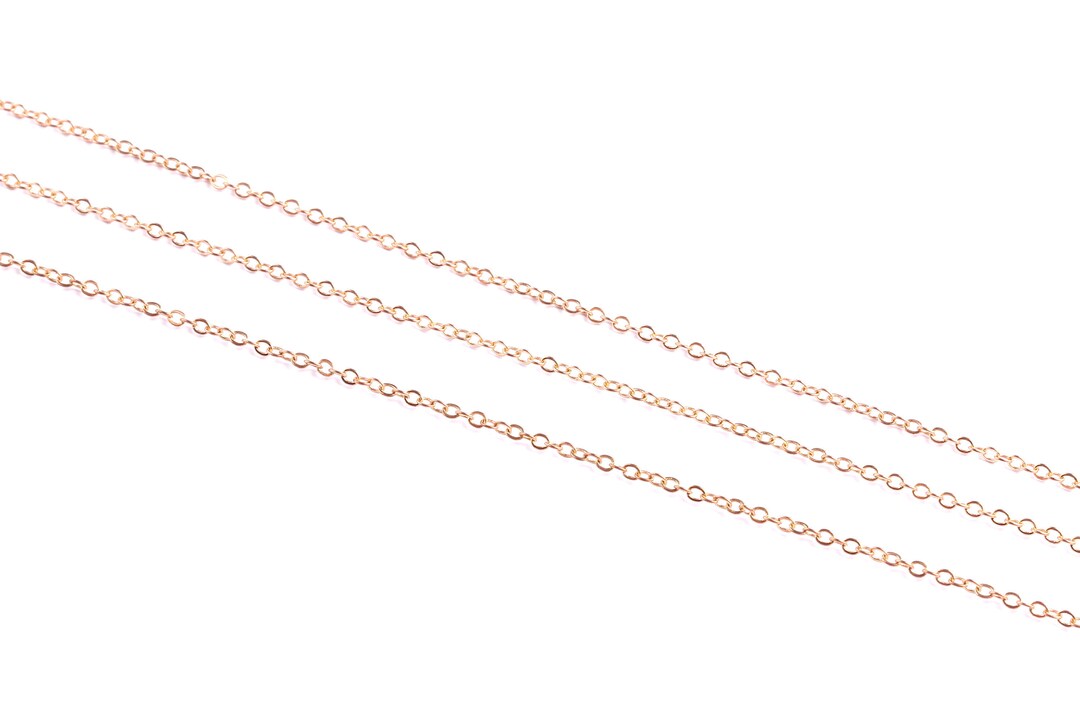 Flat Soldered Cable Chain Iron Chain Soldered Link Chain 0.09 X 0.07 X ...