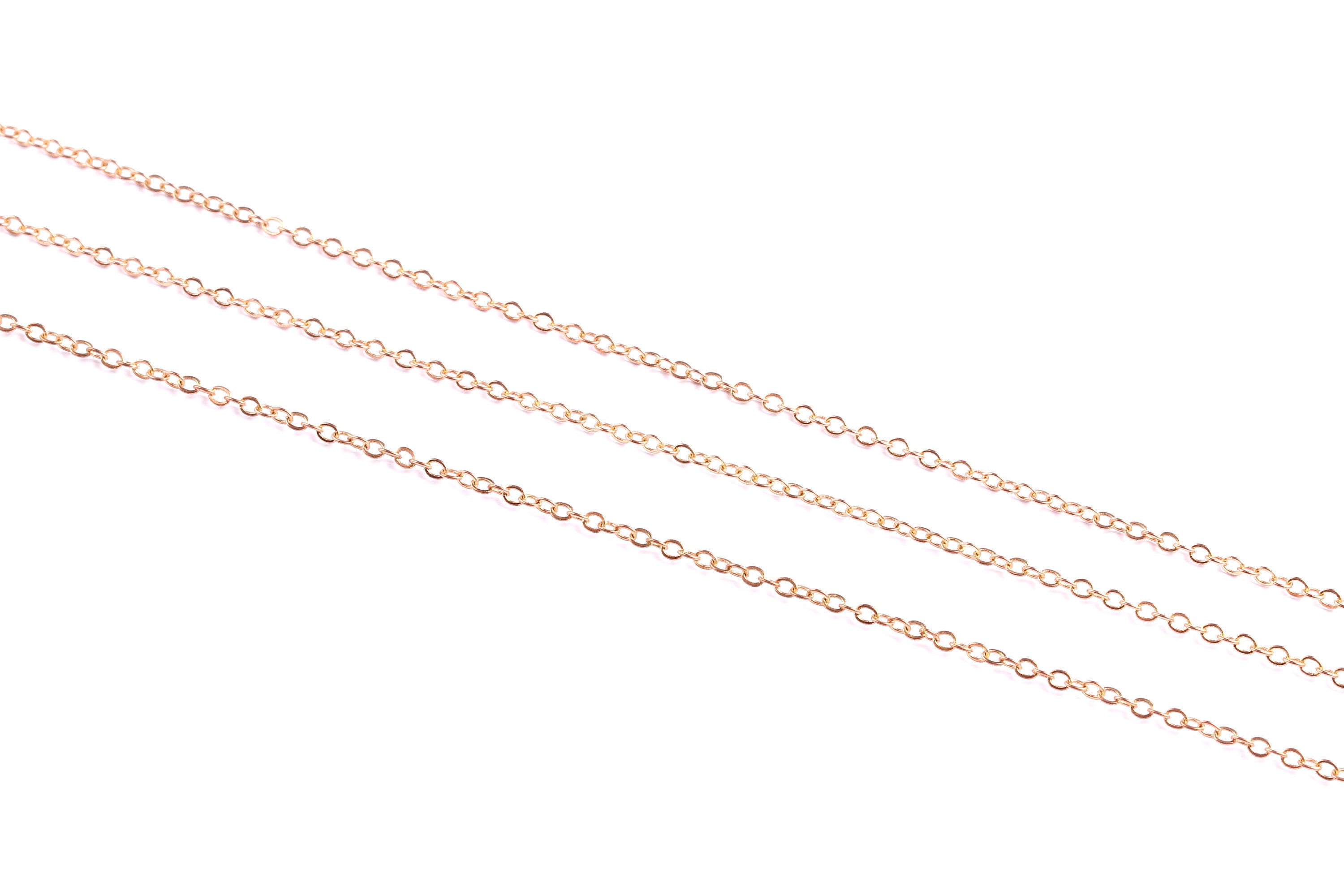 Flat Soldered Cable Chain Iron Chain Soldered Link Chain | Etsy