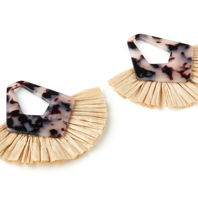 Raffia Shell Tassels - Etsy