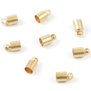 Brass Tassel End Caps - Raw Brass Barrel End - Cord End Caps - 5*9 ...