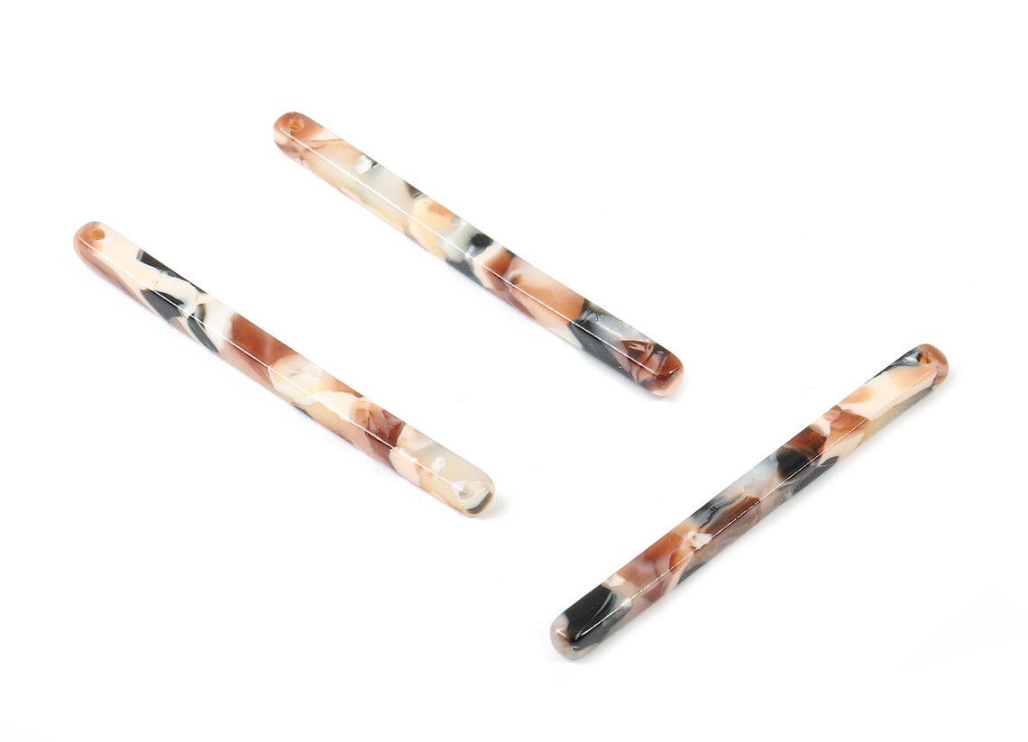 Acetate Stick Charms - Stick Earrings and Pendant - Earring Findings ...