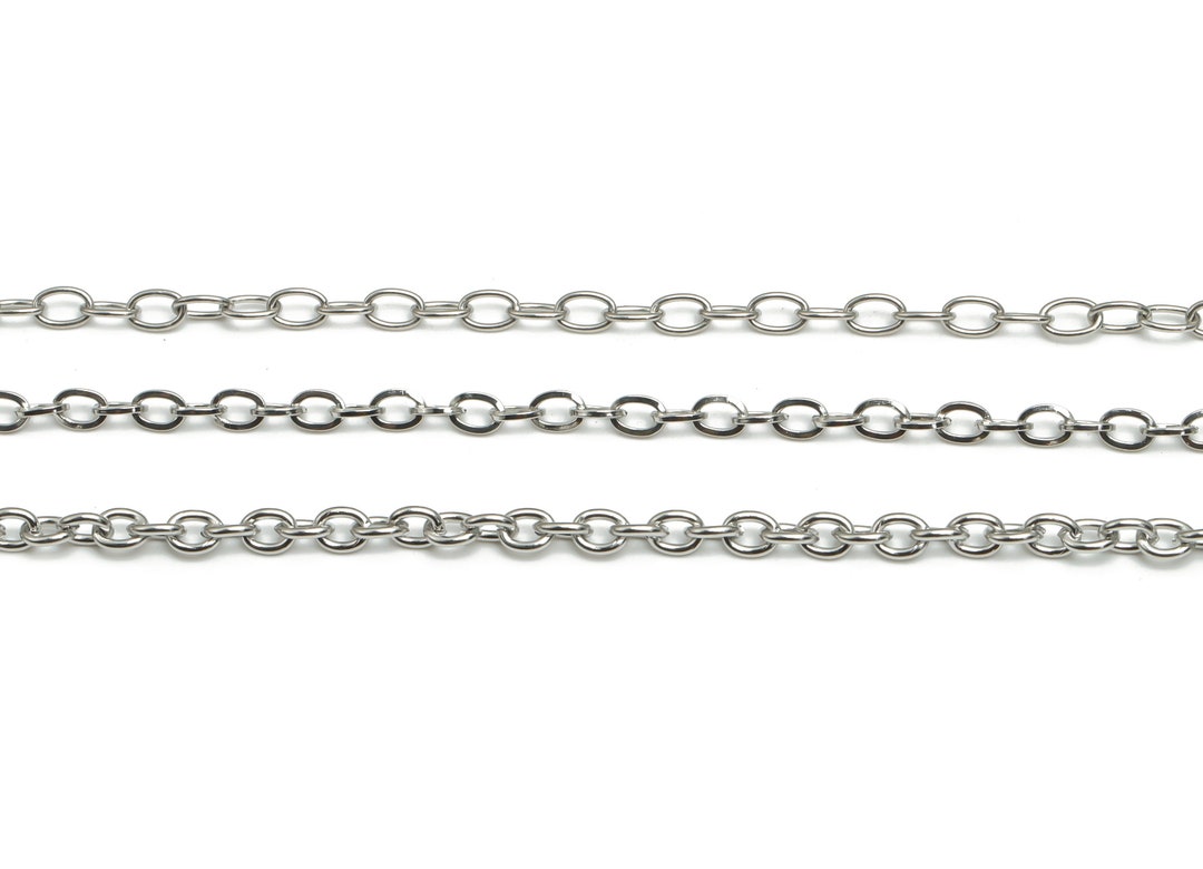 Stainless Steel Cable Chain - 304 Stainless Steel Chain - Oval Cable ...