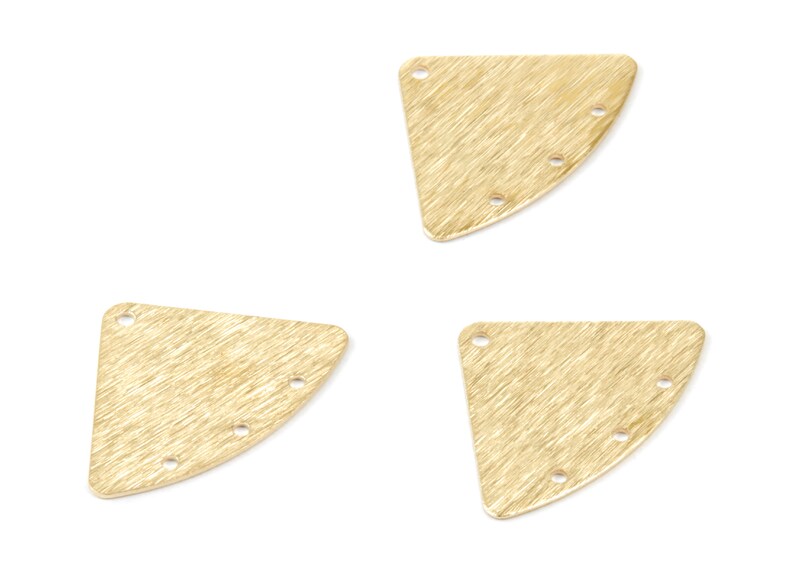 Brass Textured Triangle Charms Textured Triangle Raw Brass | Etsy