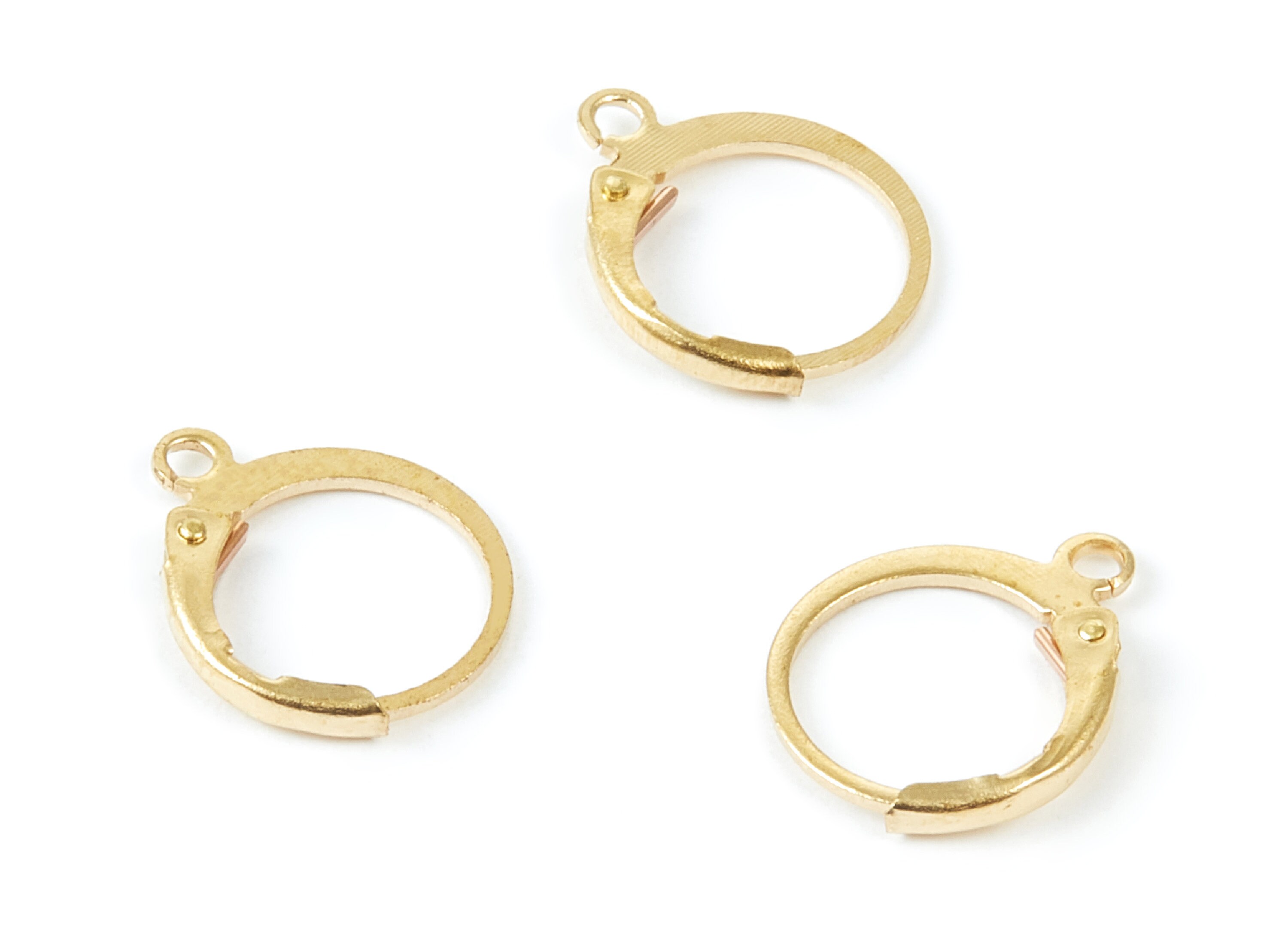Brass Leverback Earring Clasp Raw Brass Plain Leverback - Etsy
