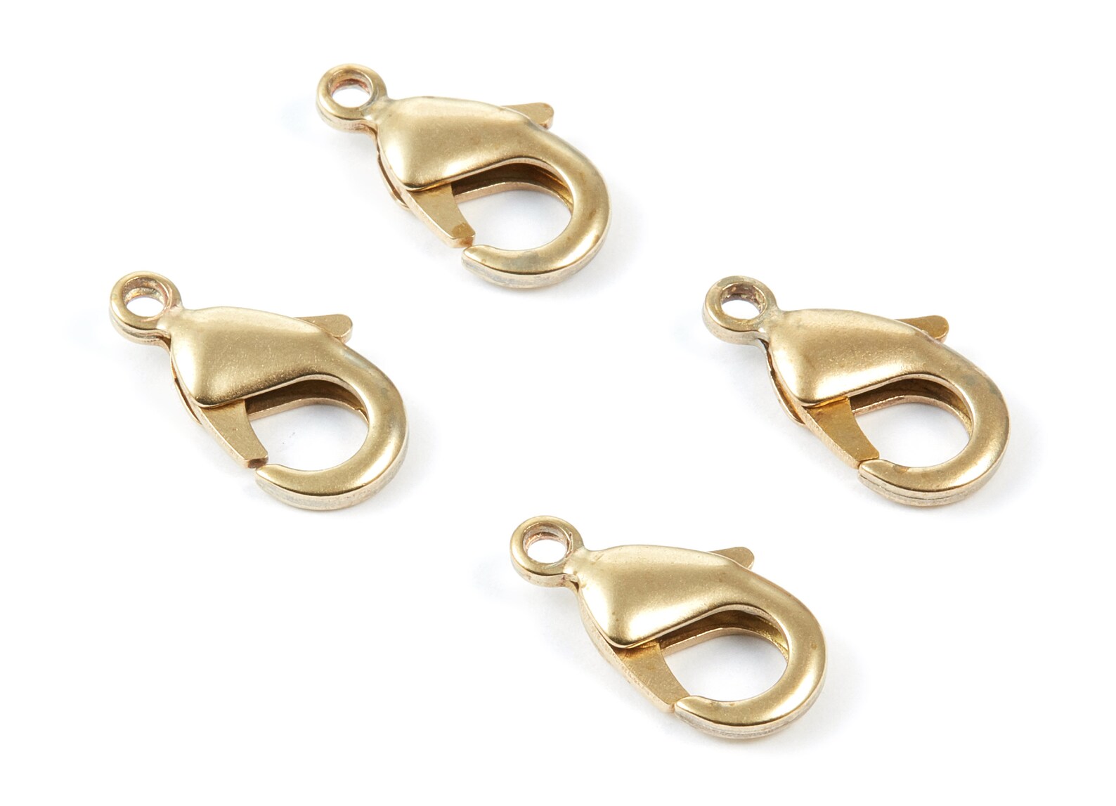 Brass Parrot Clasp - 903 - Raw Brass Lobster Claw Clasps - Jewellery ...