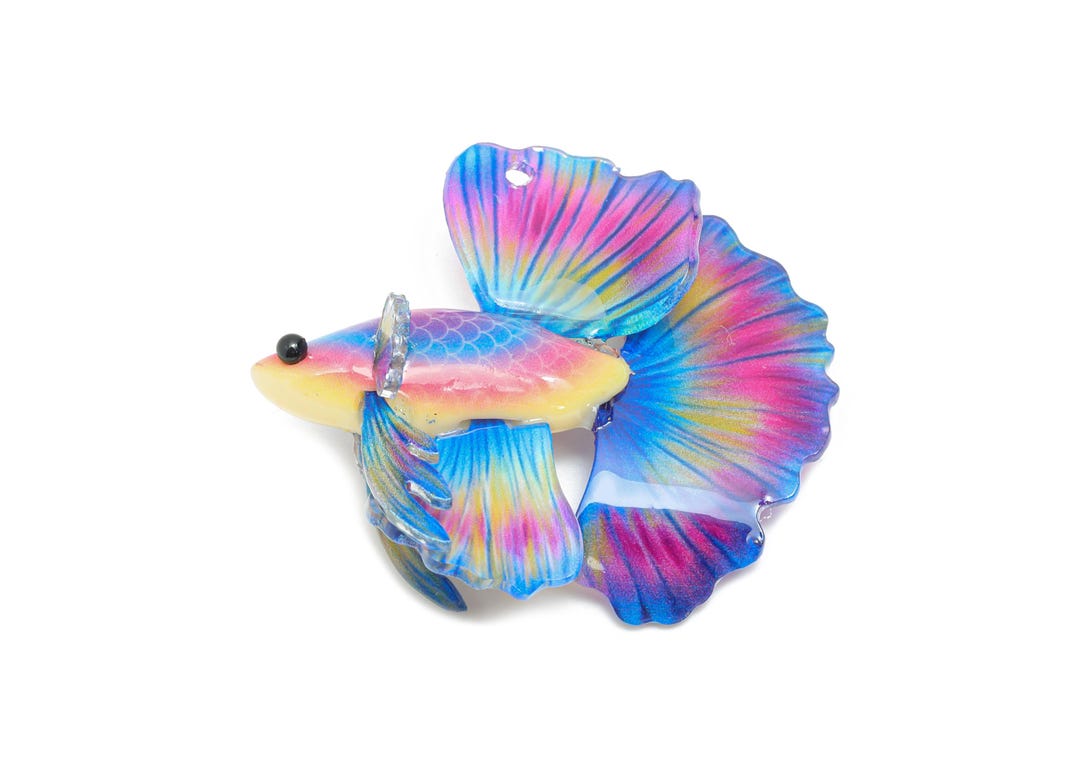 Heat Shrink Resin Tropical Fish - Shrinkable Resin Fish Figurine ...