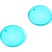 Acrylic Earring Charm Round Acrylic Earrings Round Pendant - Etsy
