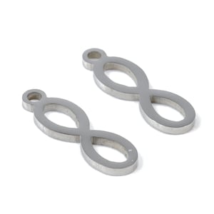 Stainless Steel Infinity Charms - Infinity Earrings and Pendant ...