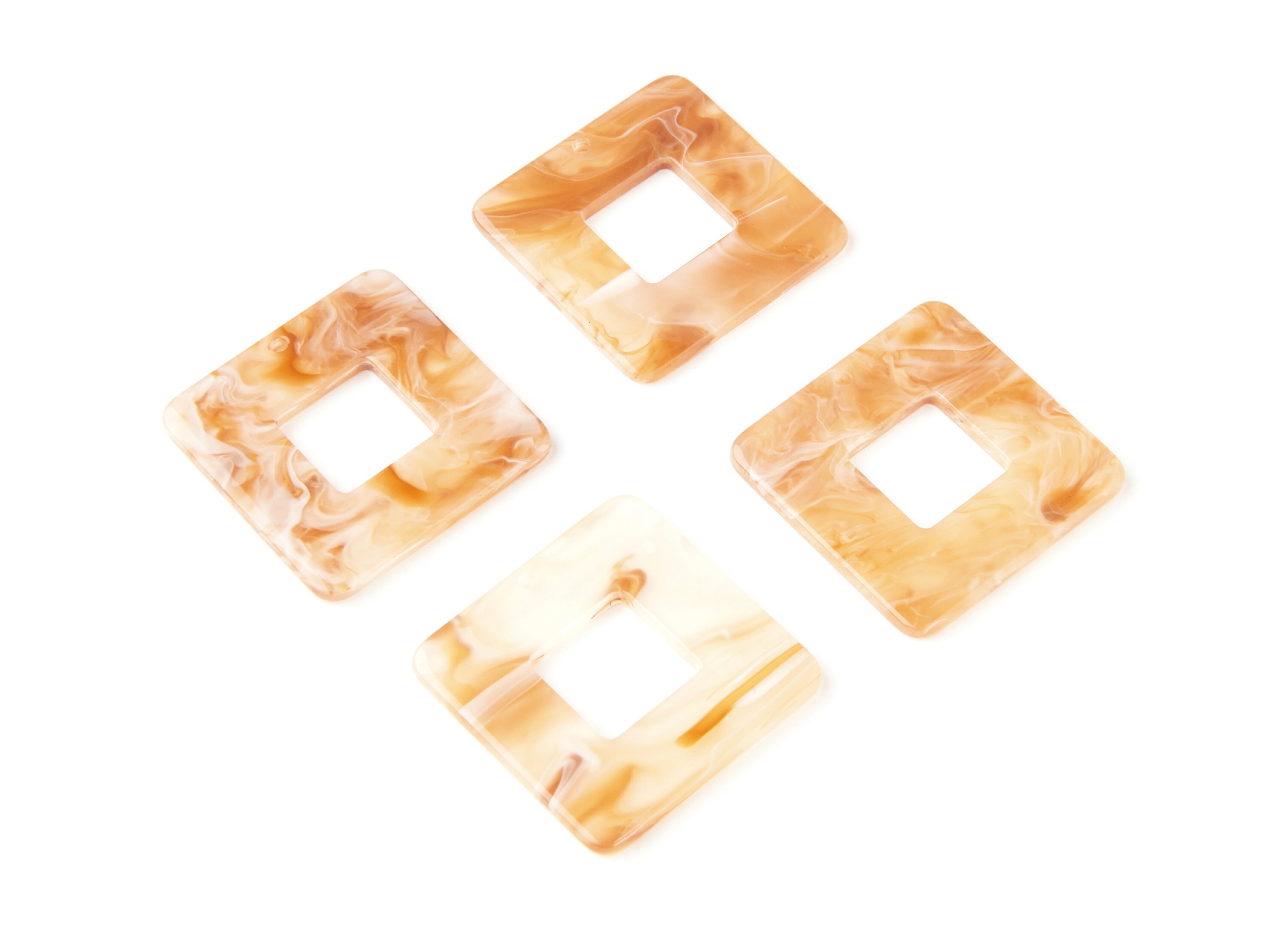 Acrylic Square Earring Charms - Square Shaped Earrings - Earring ...